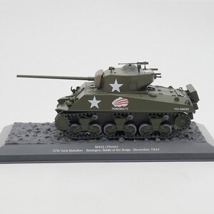 Die Cast M4A3 Tank Armored Vehicle Ratio 1:43 Alloy Plastic Model Toy ...