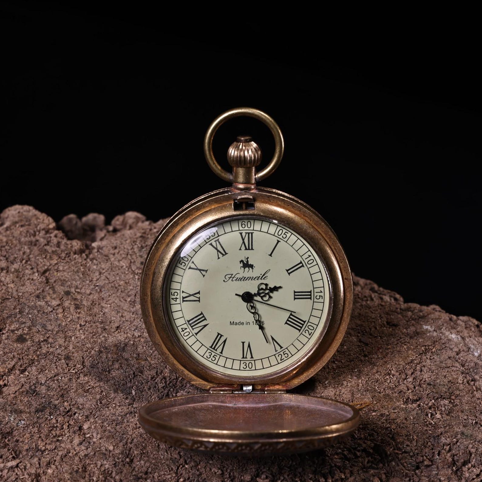 Precious Old Collection Collection Pure Copper Reflux Pocket Watch - Etsy