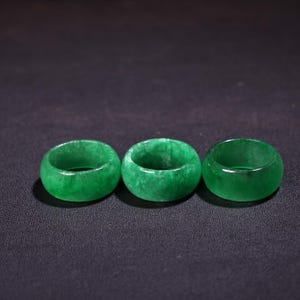 Rare Rare Treasures in Old Collections High Ice Jade Ring From the ...