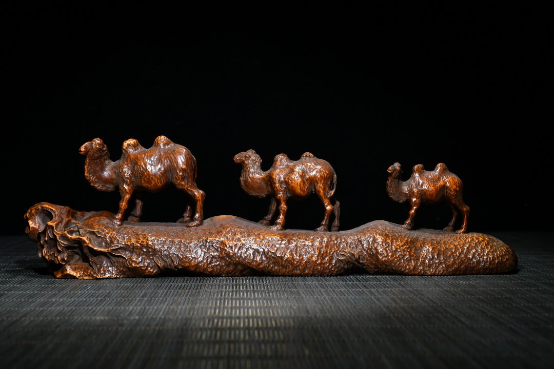 Handmade Boxwood Camel Pen Holder for Folk Collection - Etsy