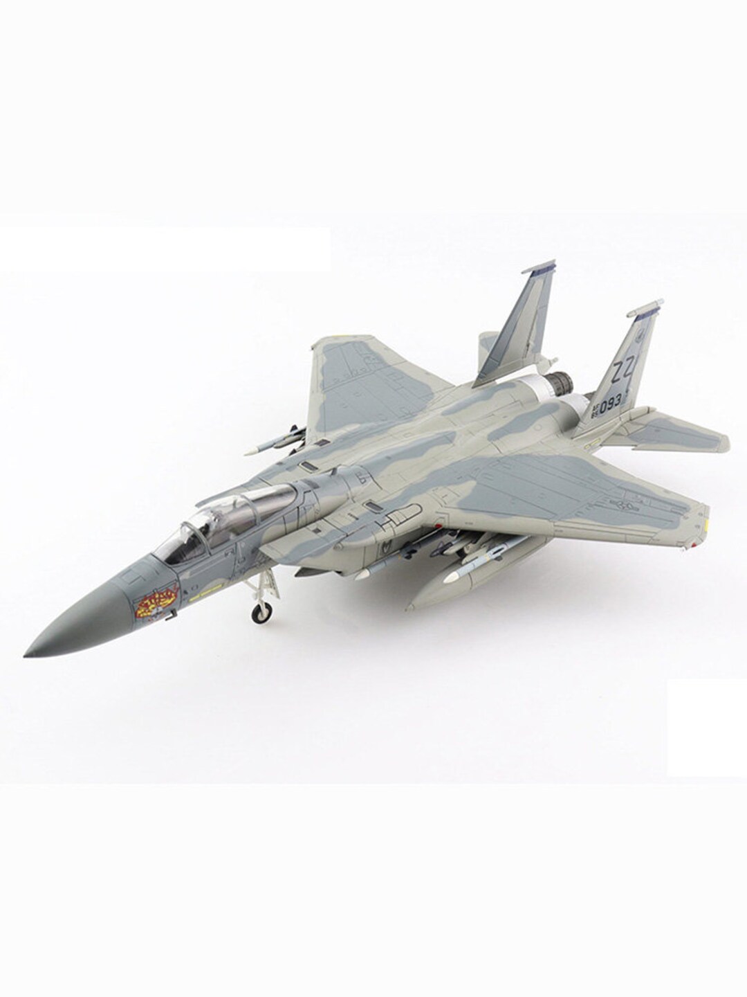 Die Cast F-15C Fighter Jet Alloy Plastic Model 1:72 Scale Toy Gift ...