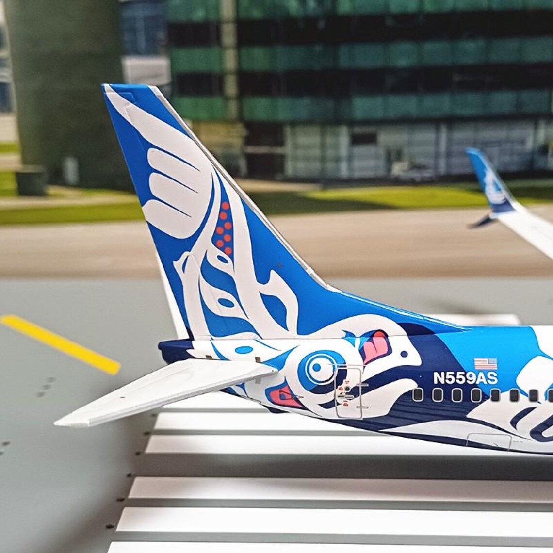 Die Cast 1:200 Scale Aircraft Model Alaska Airlines B737-800, G2ASA1246 ...