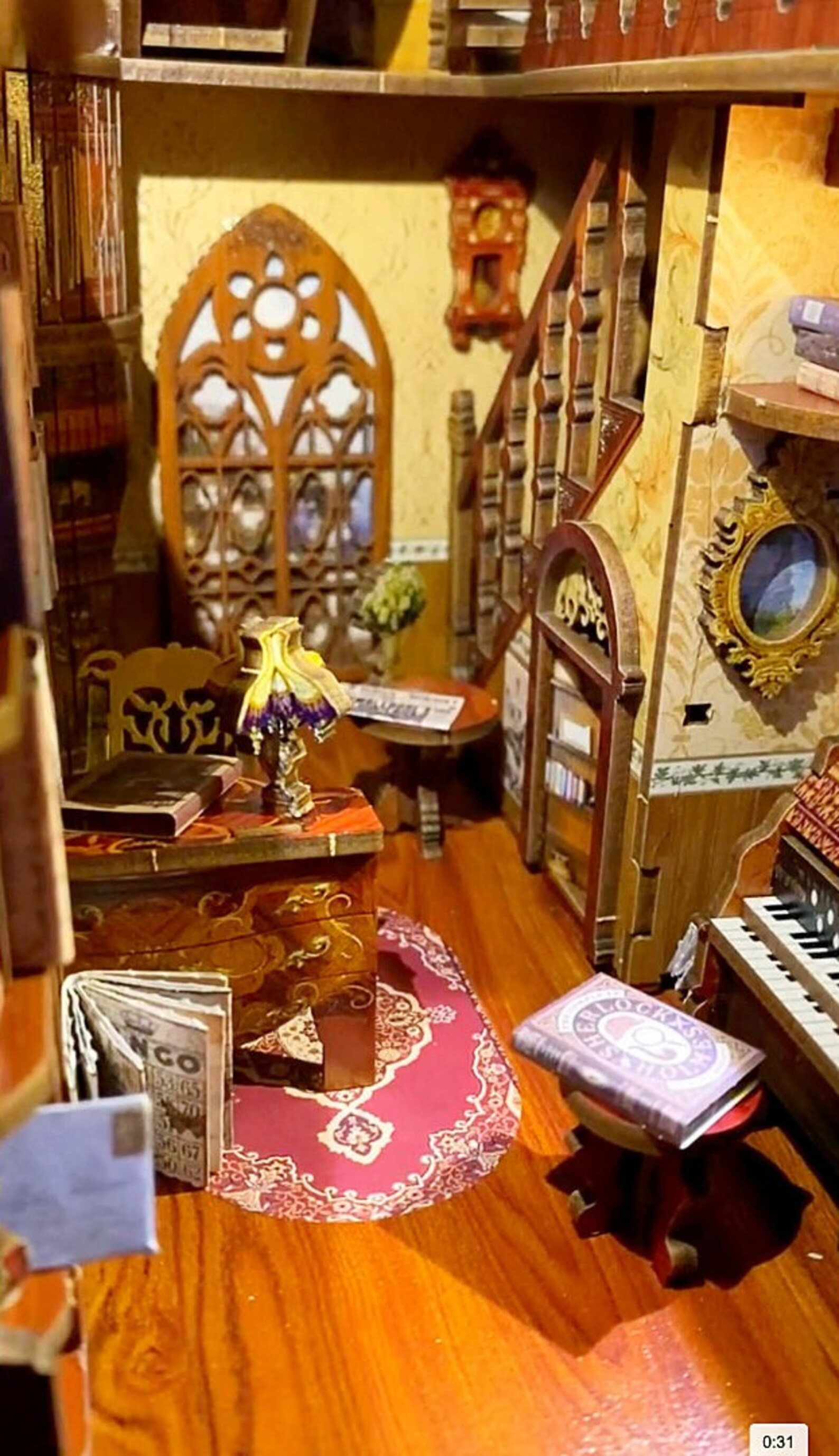 Magic Book House | Assembled Book Nook Kit | Customizable Shelving ...