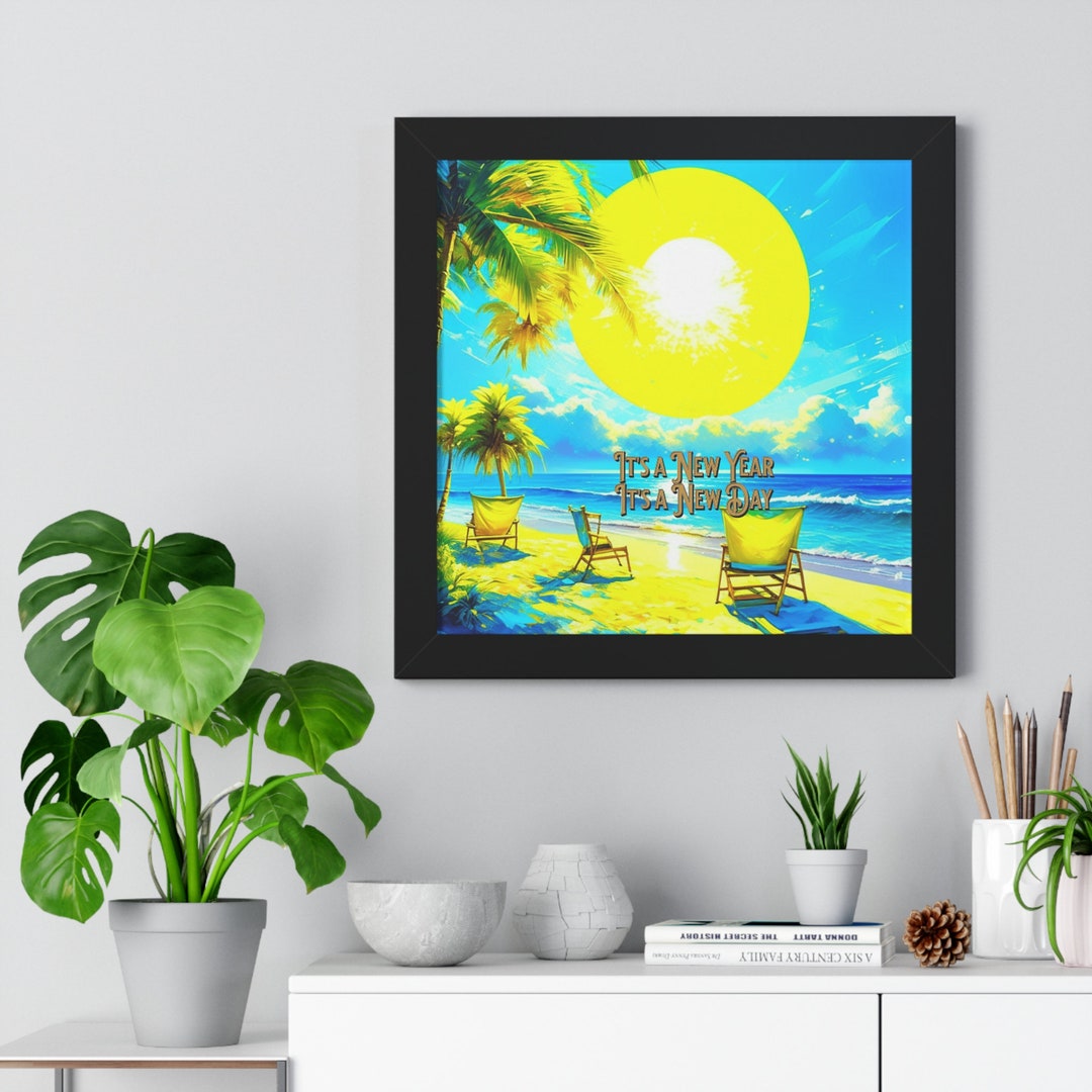It's a New and A New Day Wall Framed Horizontal Poster That Brings Joy ...