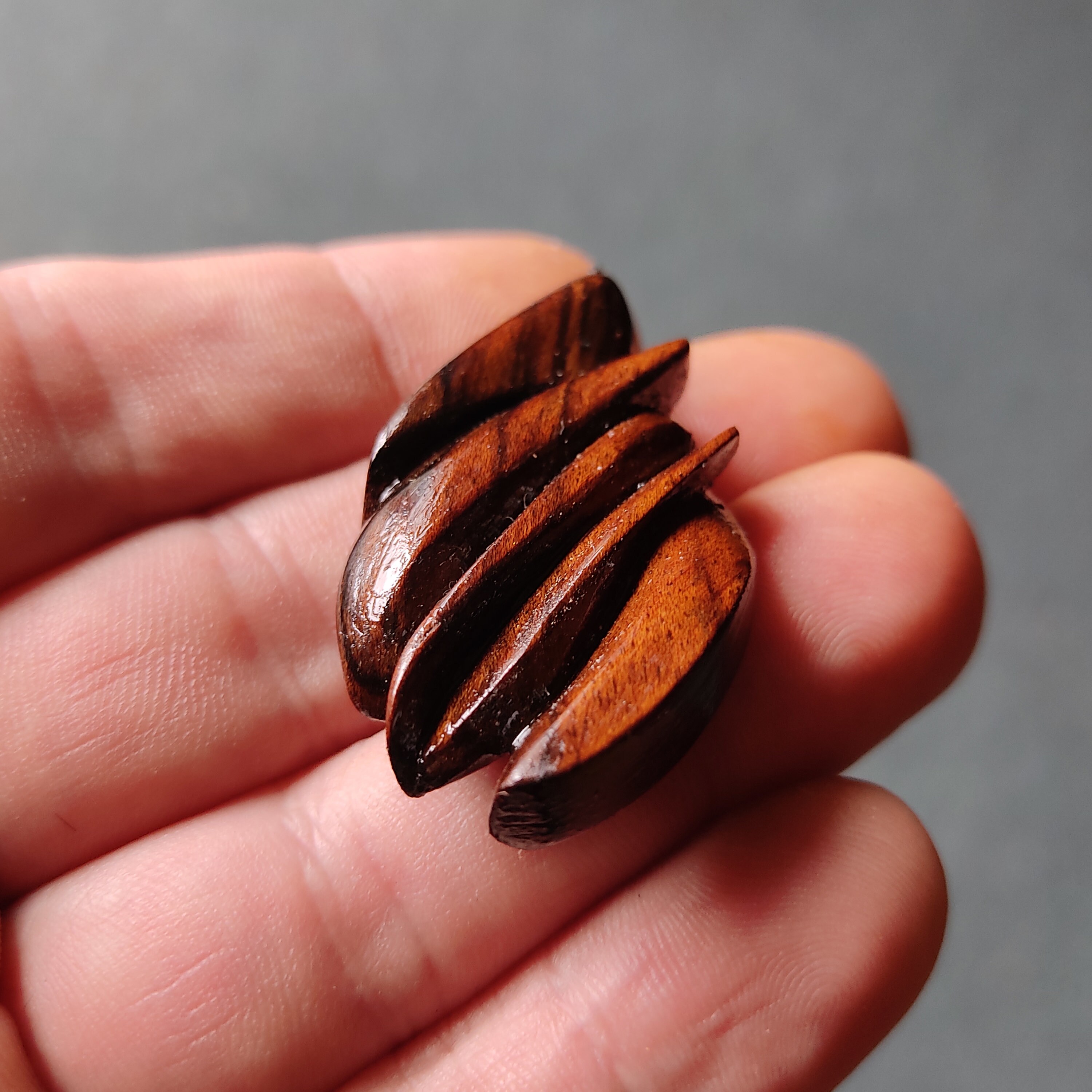Wooden Necklace-hand Carved-eco Friendly-wood Carving Pendant for Her ...