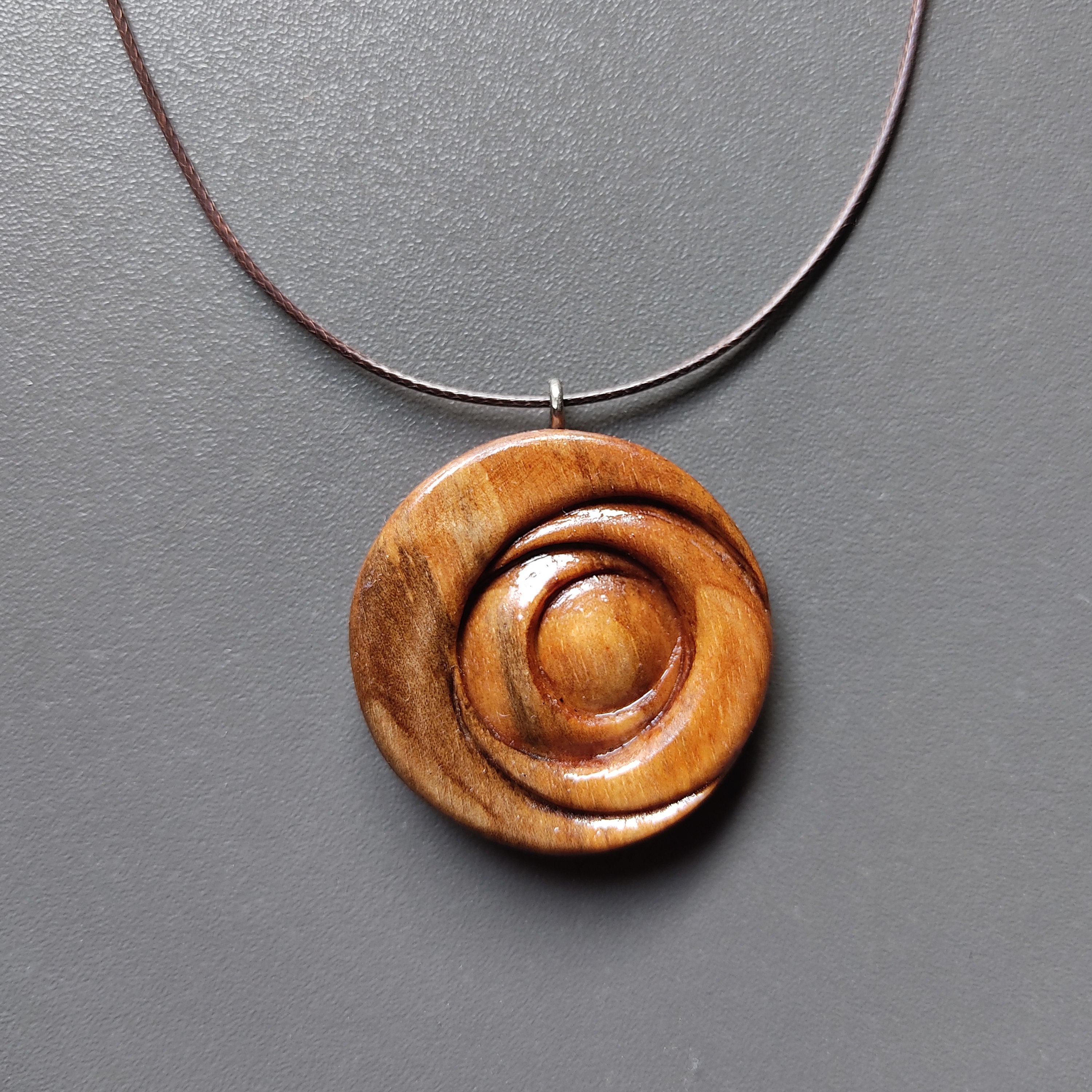Wooden Necklace-hand Carved-eco Friendly-wood Carving Pendant for Her ...