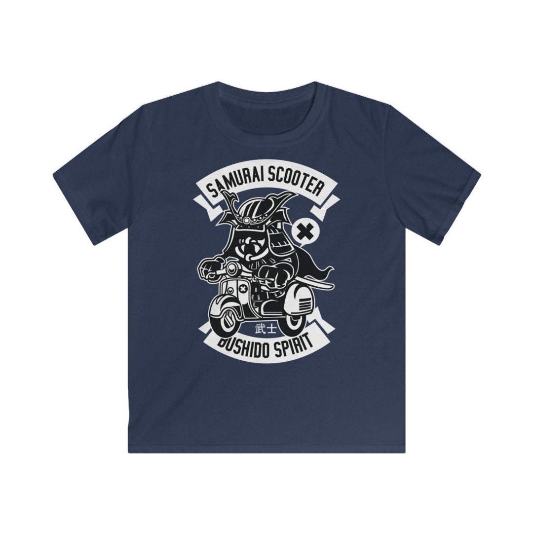 Samurai Scooter Kids Softstyle Tee - Etsy