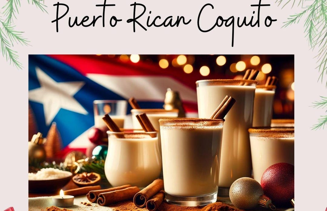 Puerto Rican Delicious & Authentic Coquito Drink Recipe From My Family ...