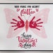 You Make My Heart Flutter Valentine's Day Butterfly Handprint Art ...