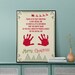 My First Christmas Baby Handprint Art Christmas Handprint Handprint ...