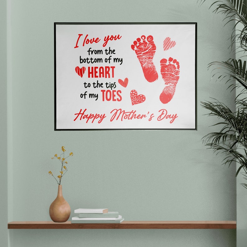 I Love You From the Bottom of My Heart Mother's Day - Etsy