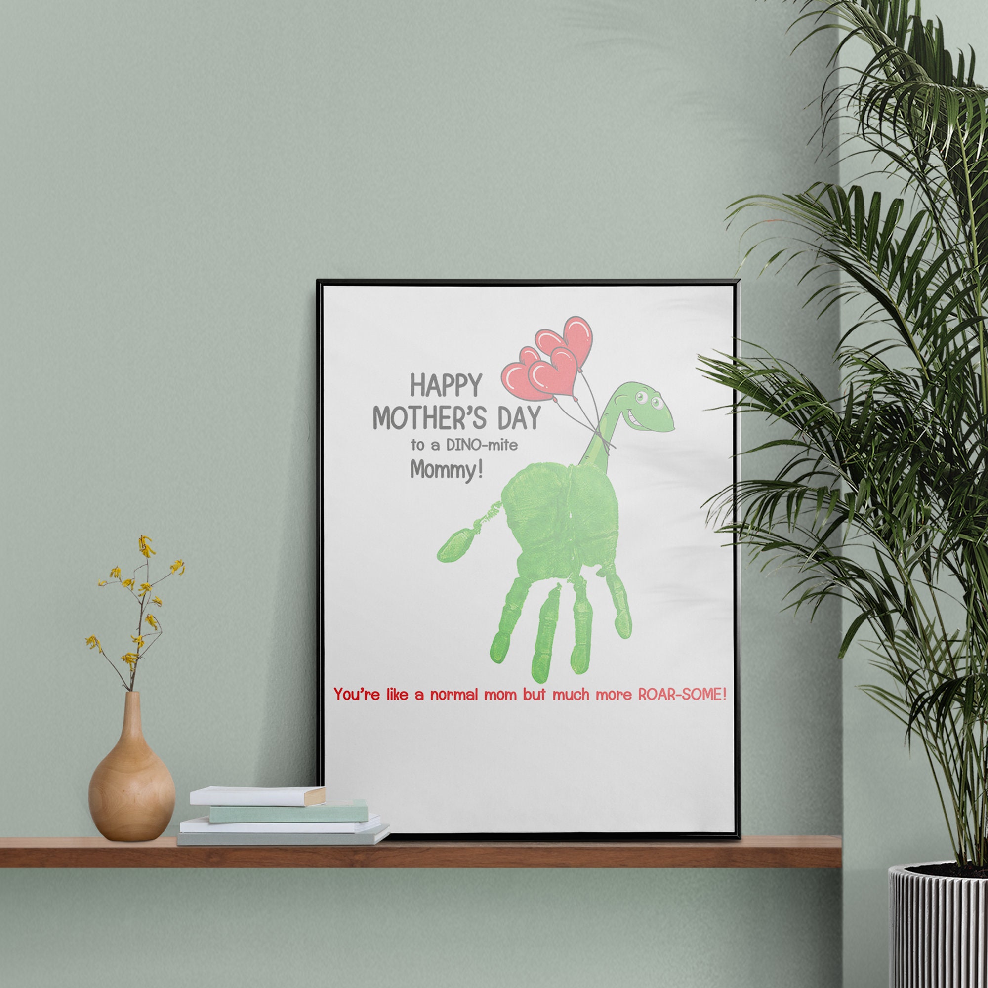 Mother's Day Gift for Kids Handprint Keepsake Handprint Craft for Baby ...