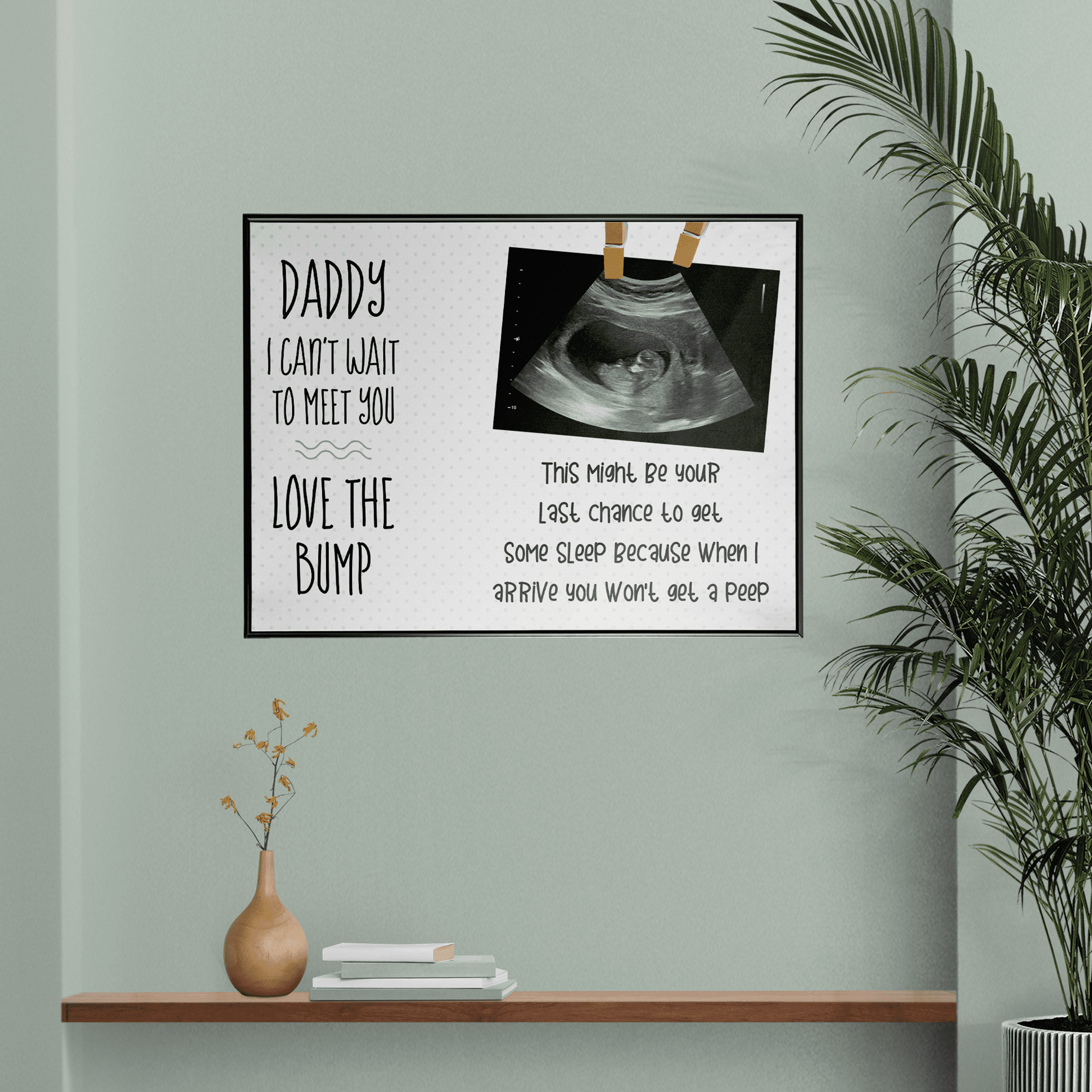 DIY Gift for Daddy From Bump, Gift From Bump , Keepsake Gift for Dad ...