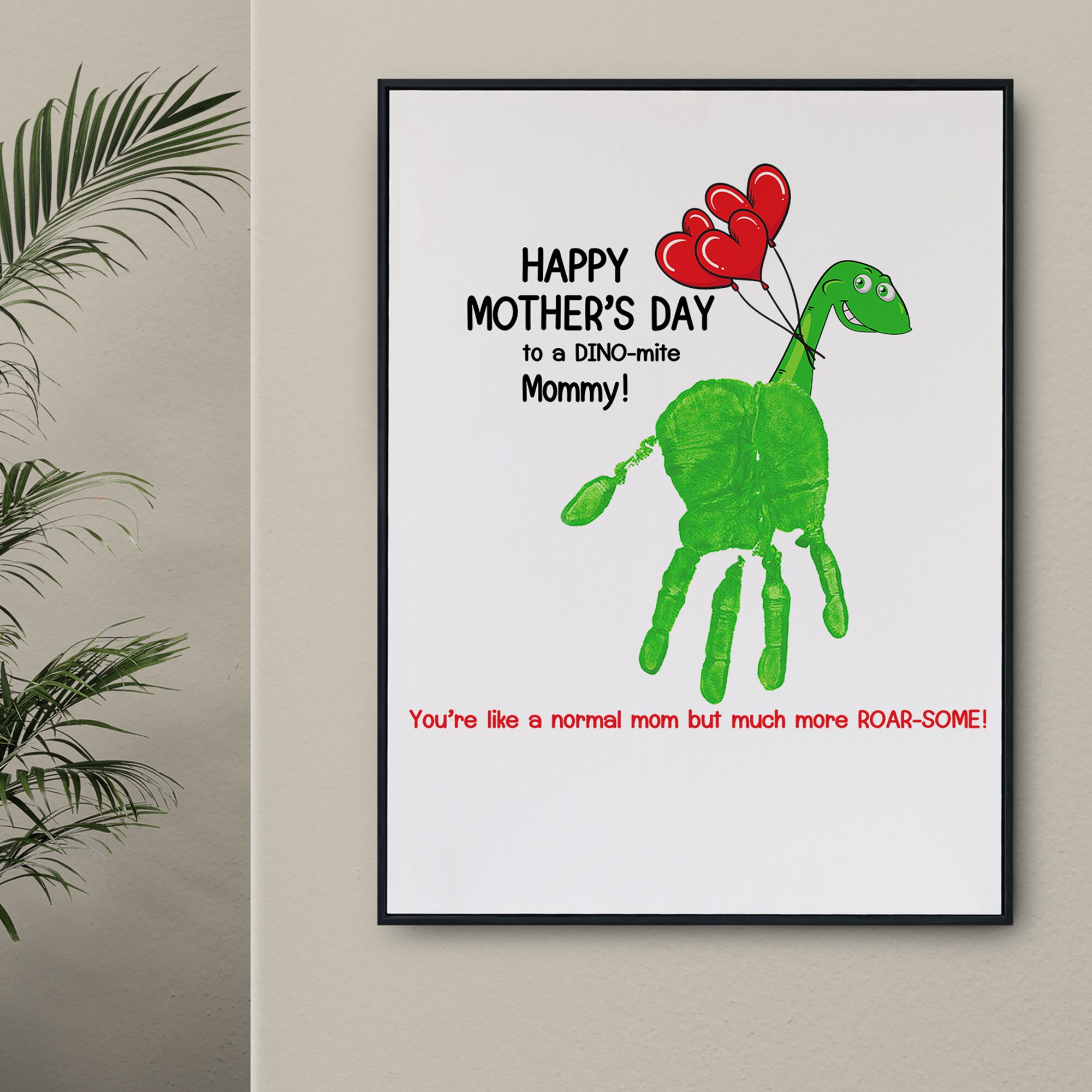 Mother's Day Gift for Kids Handprint Keepsake Handprint Craft for Baby ...