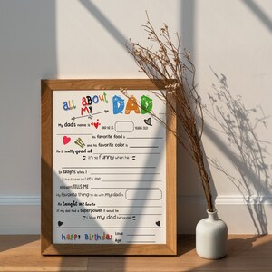Personalized Father's Day Gift From Children Gift From Kids Keepsake ...