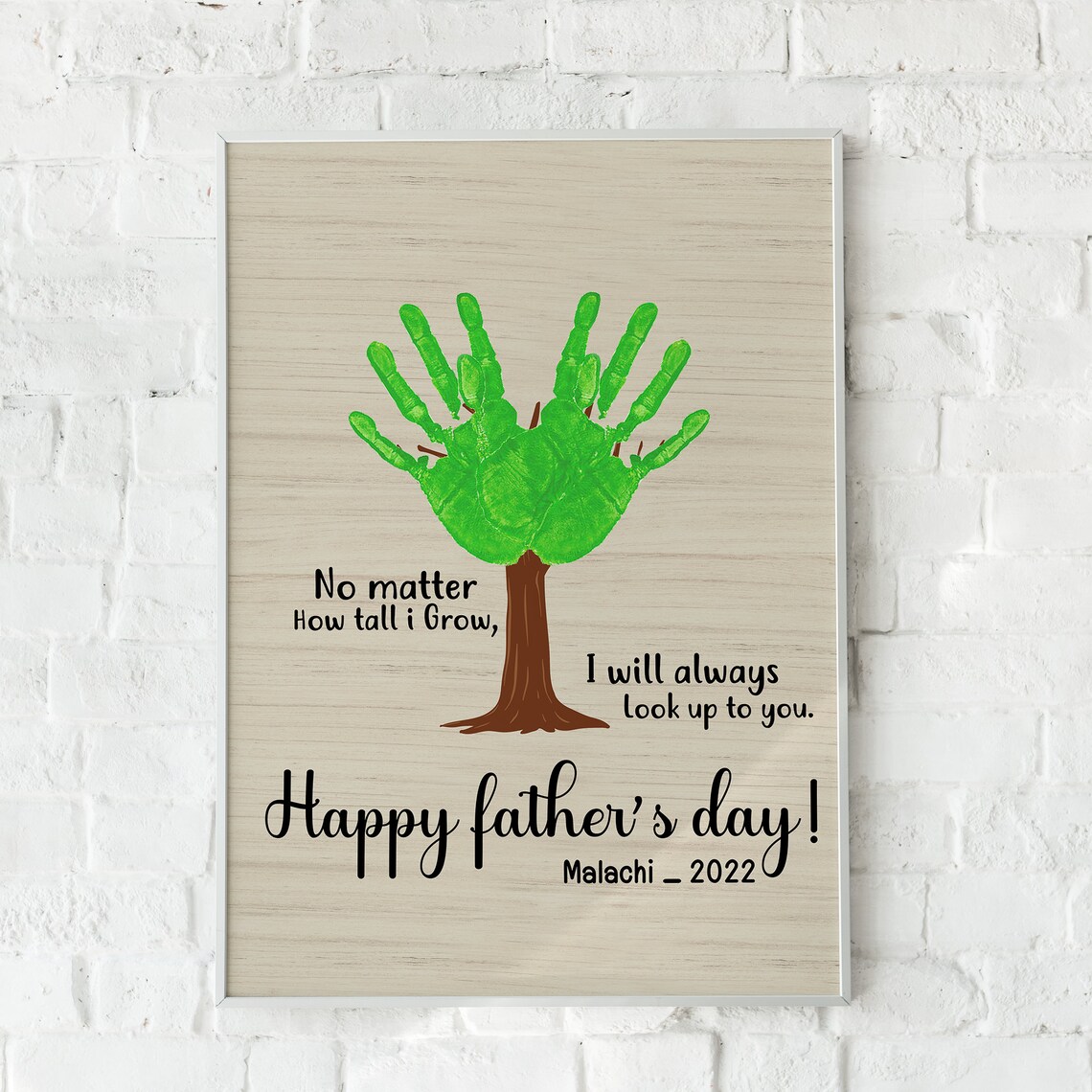 Father's Day Handprint Art Keepsake Templates Hand Print - Etsy