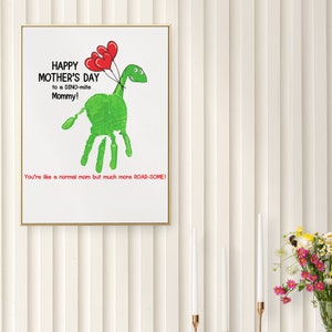 Mother's Day Gift for Kids Handprint Keepsake Handprint Craft for Baby ...