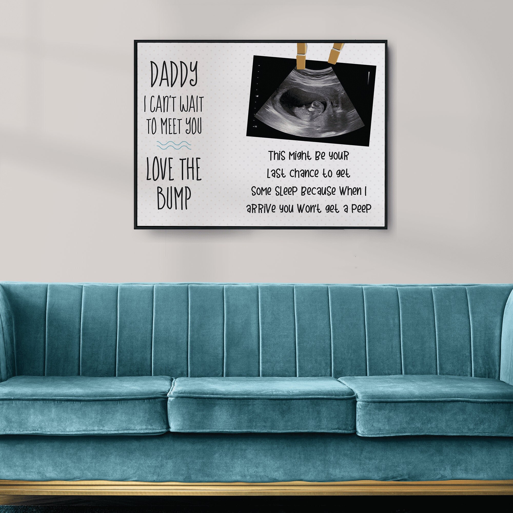 DIY Gift for Daddy From Bump, Gift From Bump , Keepsake Gift for Dad ...