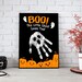 Ghost Handprint Keepsake, Boo This Little Ghost Loves You, Baby ...