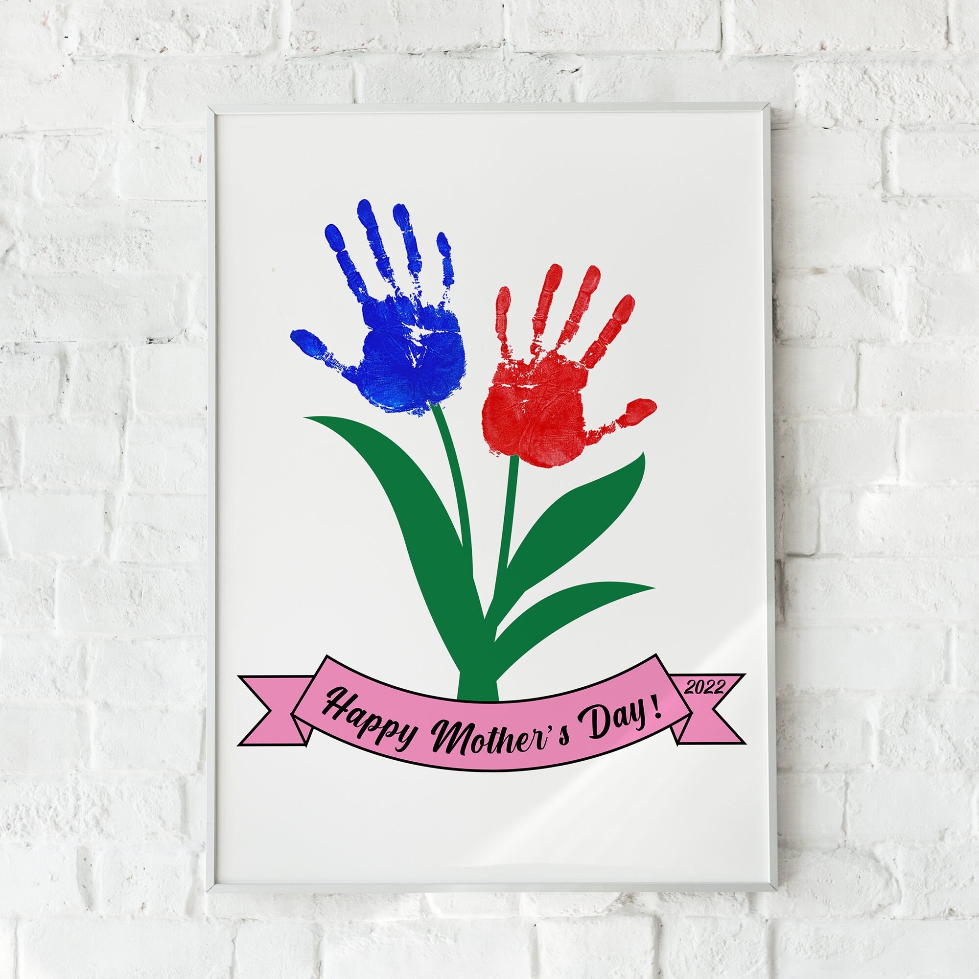 Mother's Day Gift for Kids Handprint Keepsake Handprint Craft for Baby ...