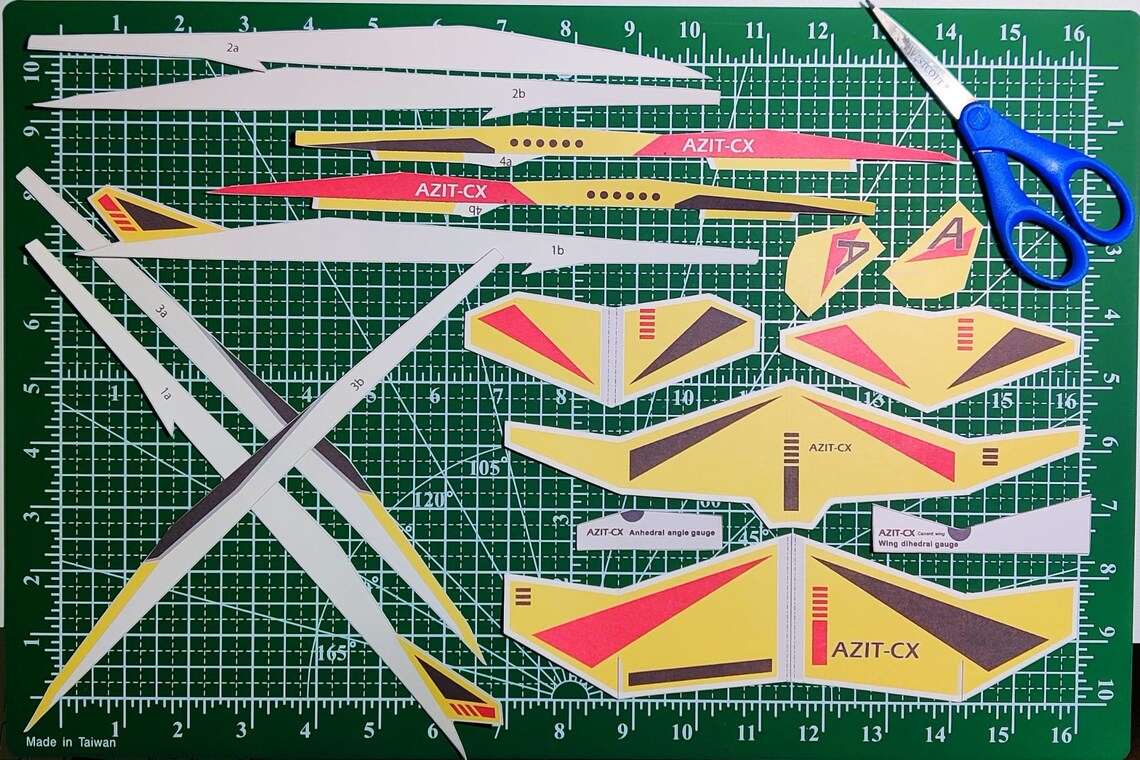 Download Papercraft, 3D Paper Model Plane, Paper Craft Plane, Digital ...