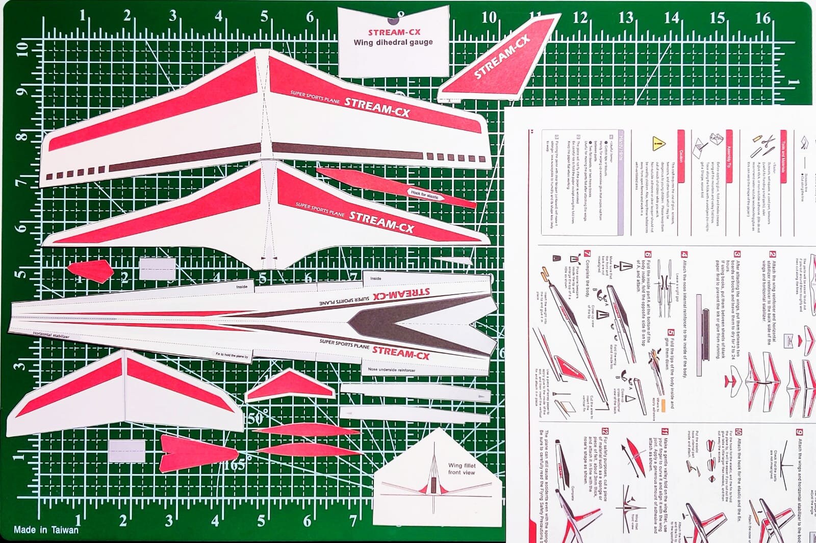 Kit Papercraft, 3D Paper Model Plane, Paper Craft Plane, Digital File ...