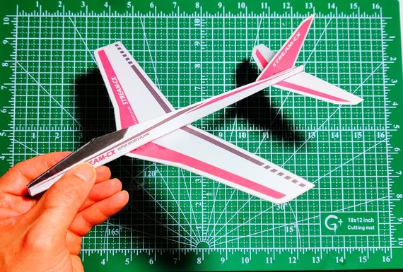 Download Papercraft 3D Paper Model Plane Paper Craft Plane | Etsy