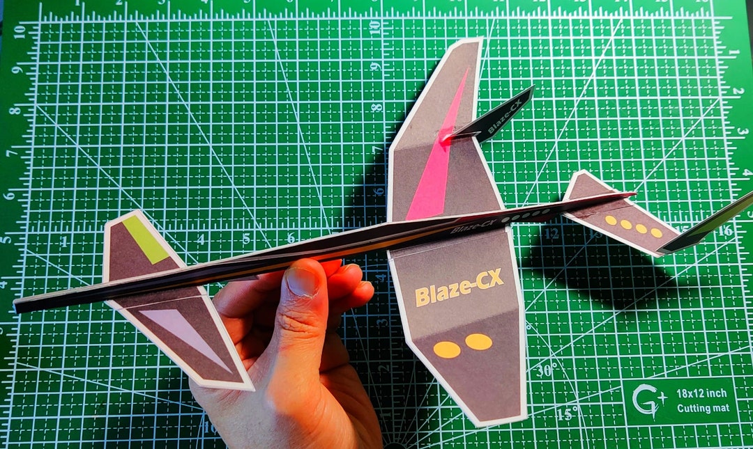 Download Papercraft, 3D Paper Model Plane, Paper Craft Plane, Digital ...