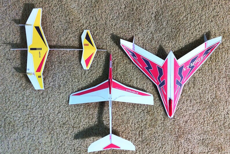 Kit Papercraft, 3D Paper Model Plane, Paper Craft Plane, Digital File ...