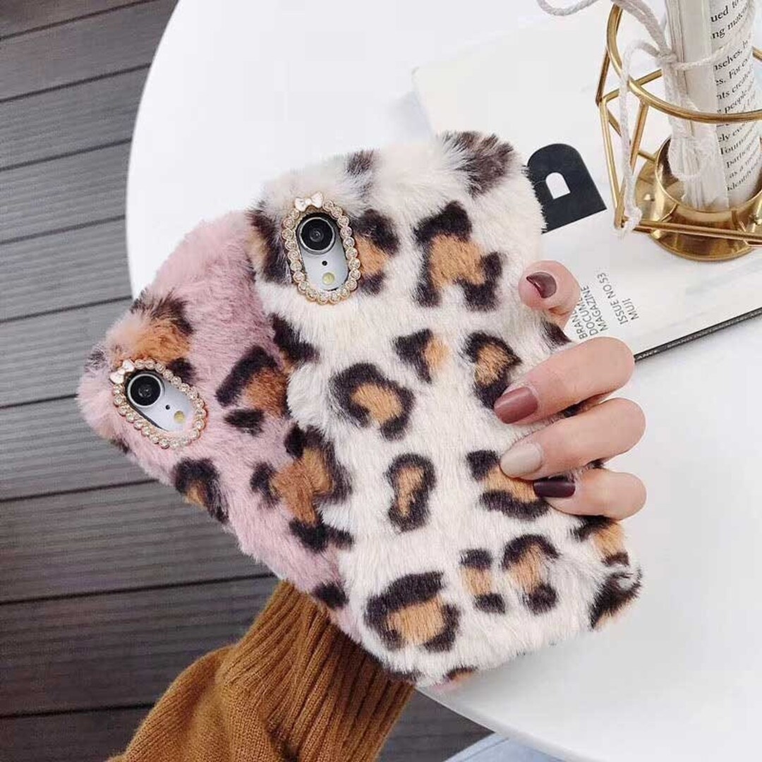 Fluffy Furry Iphone 11 12 13 Pro Max Case Bunny Fur Iphone - Etsy