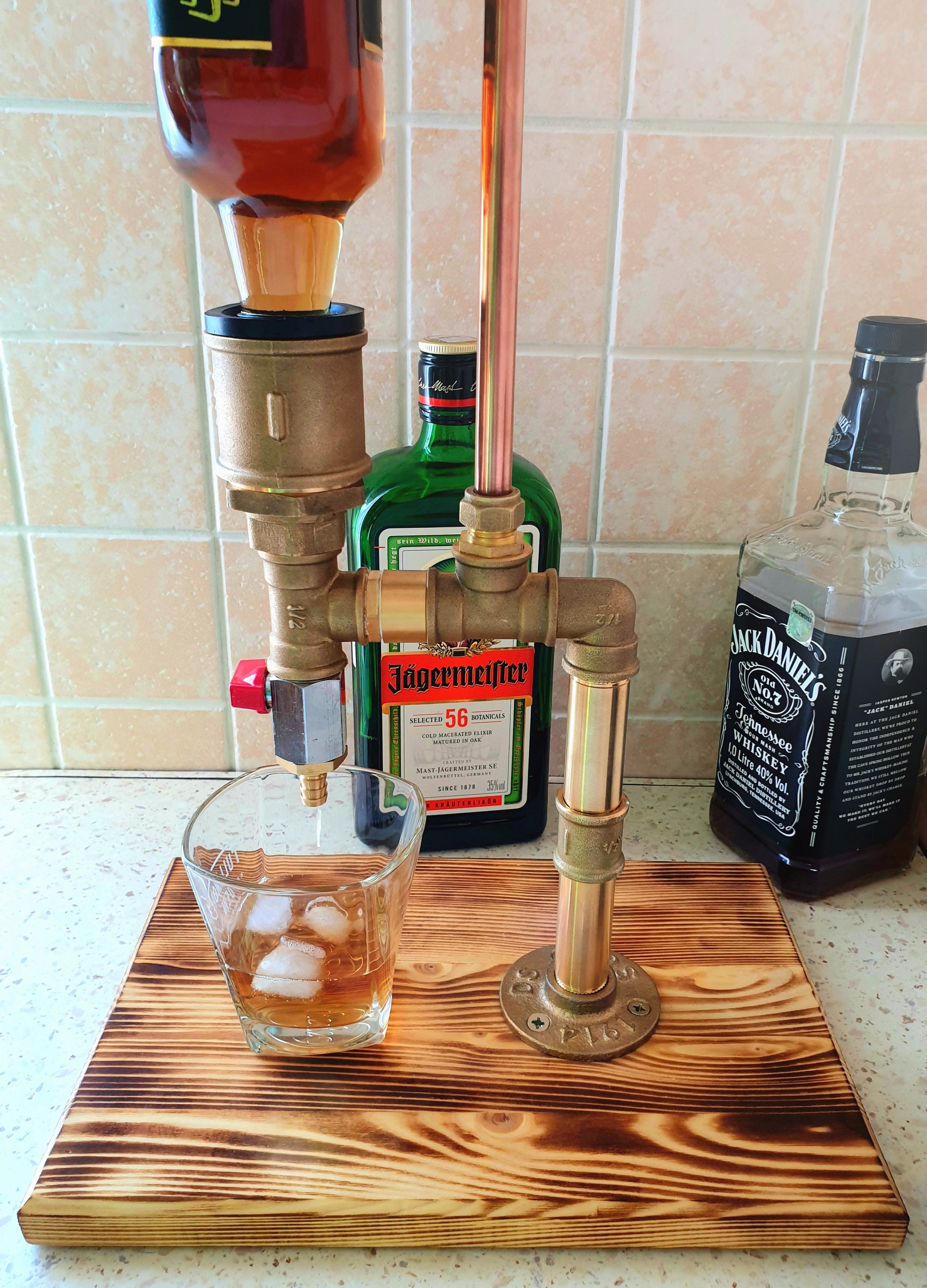 Whisky Liquor Dispenser Vine Dispenser Man Cave Steampunk - Etsy