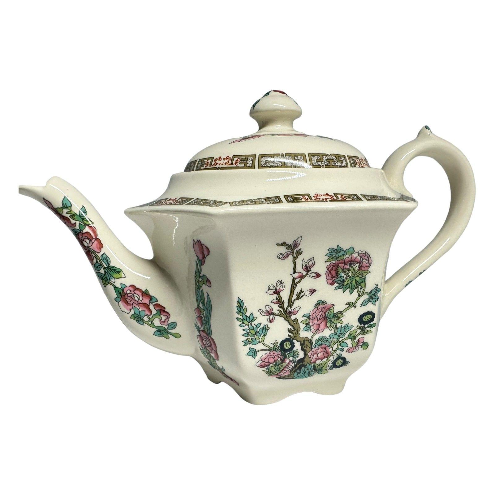 Vintage Sadler Indian Tree Teapot, Hexagonal Shape, 1930s, 4-cup Made ...