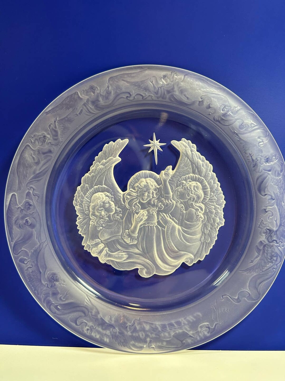 Vintage Morgantown Crystal 1991 Star of Bethlehem tidings of - Etsy