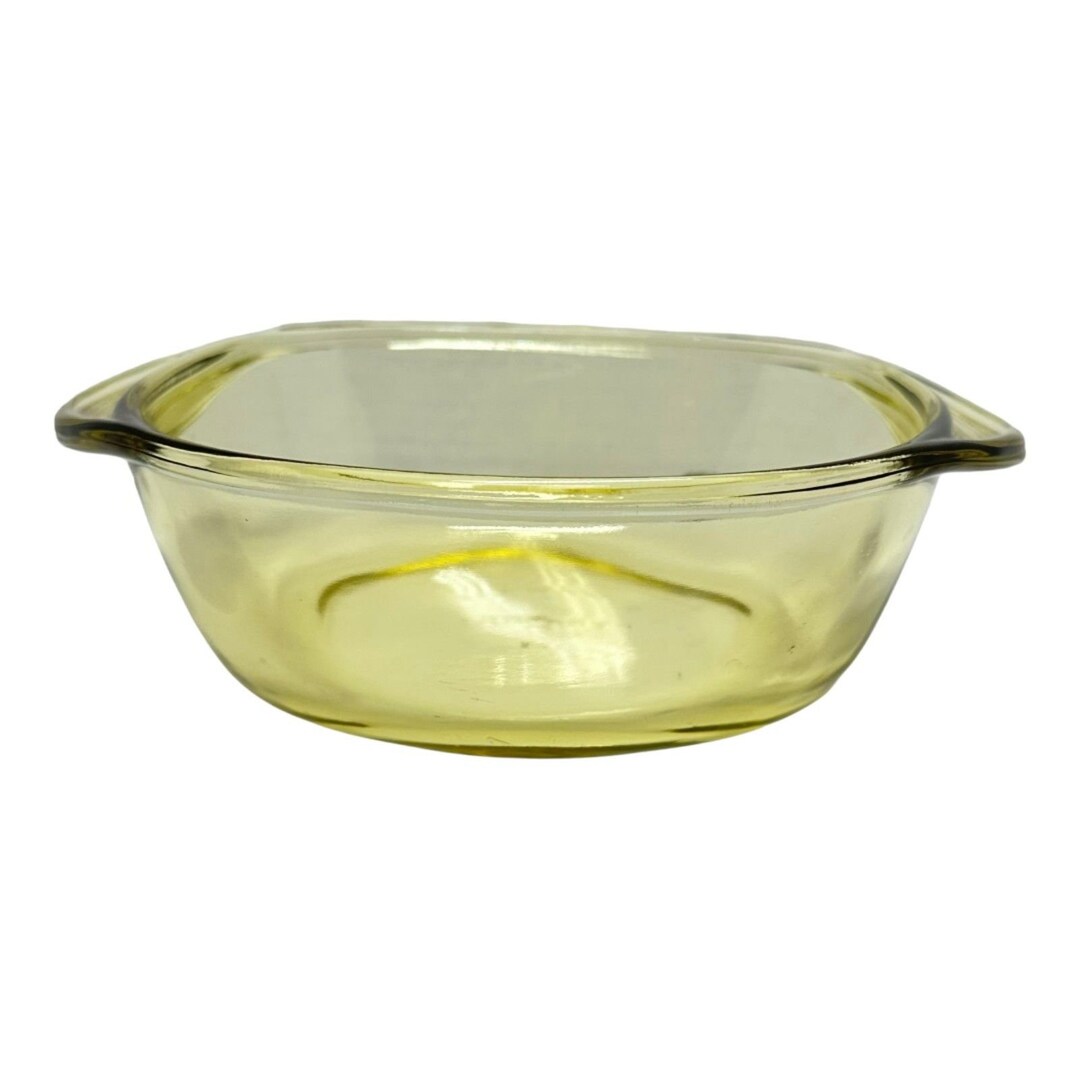 Vintage Dynaware Pyr-o-rey Amber Glass Casserole Dish Number 21 - Etsy