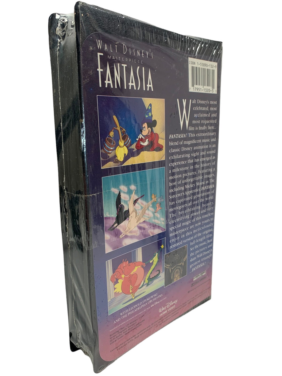 Vintage Walt Disney's Masterpiece Fantasia VHS, 1991 Factory Sealed - Etsy