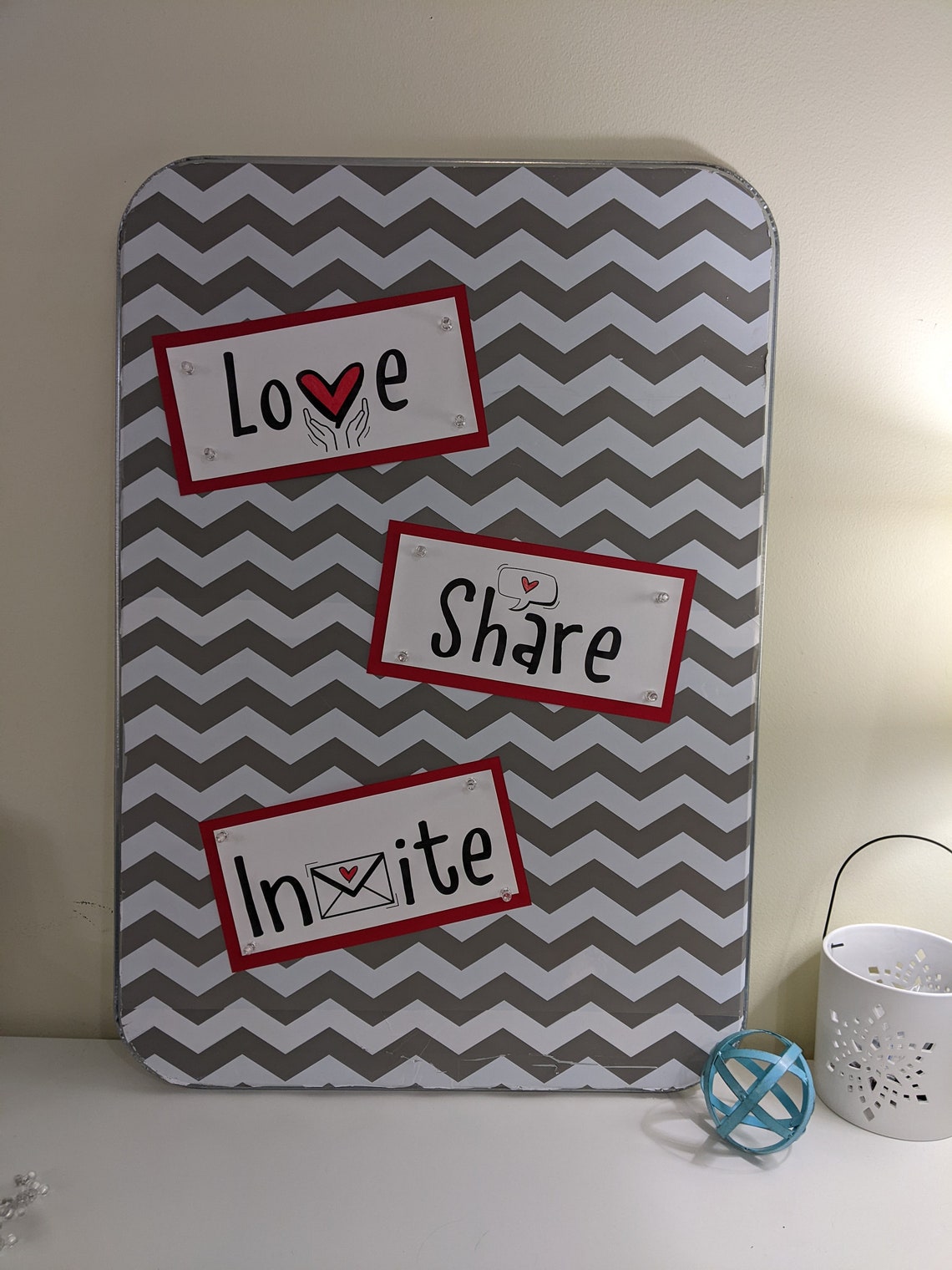 Love, Share, Invite - Etsy