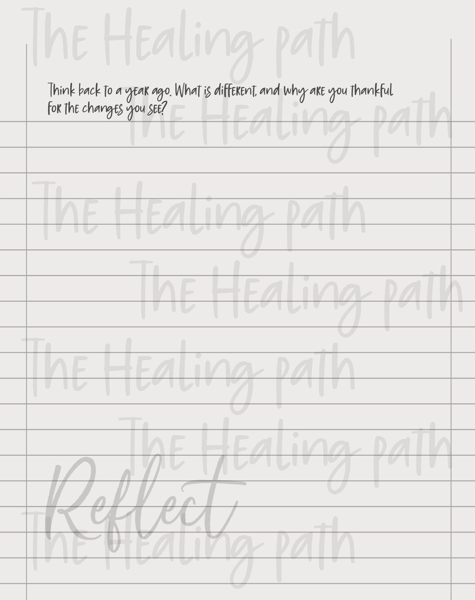 Spirit Journal Digital Download Instant Purchase PDF the Healing Path ...