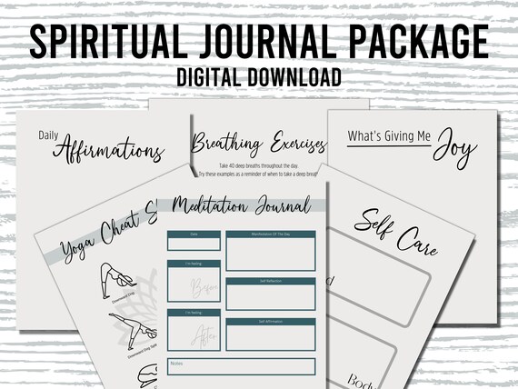 Spirit Journal Digital Download Instant Purchase PDF the | Etsy