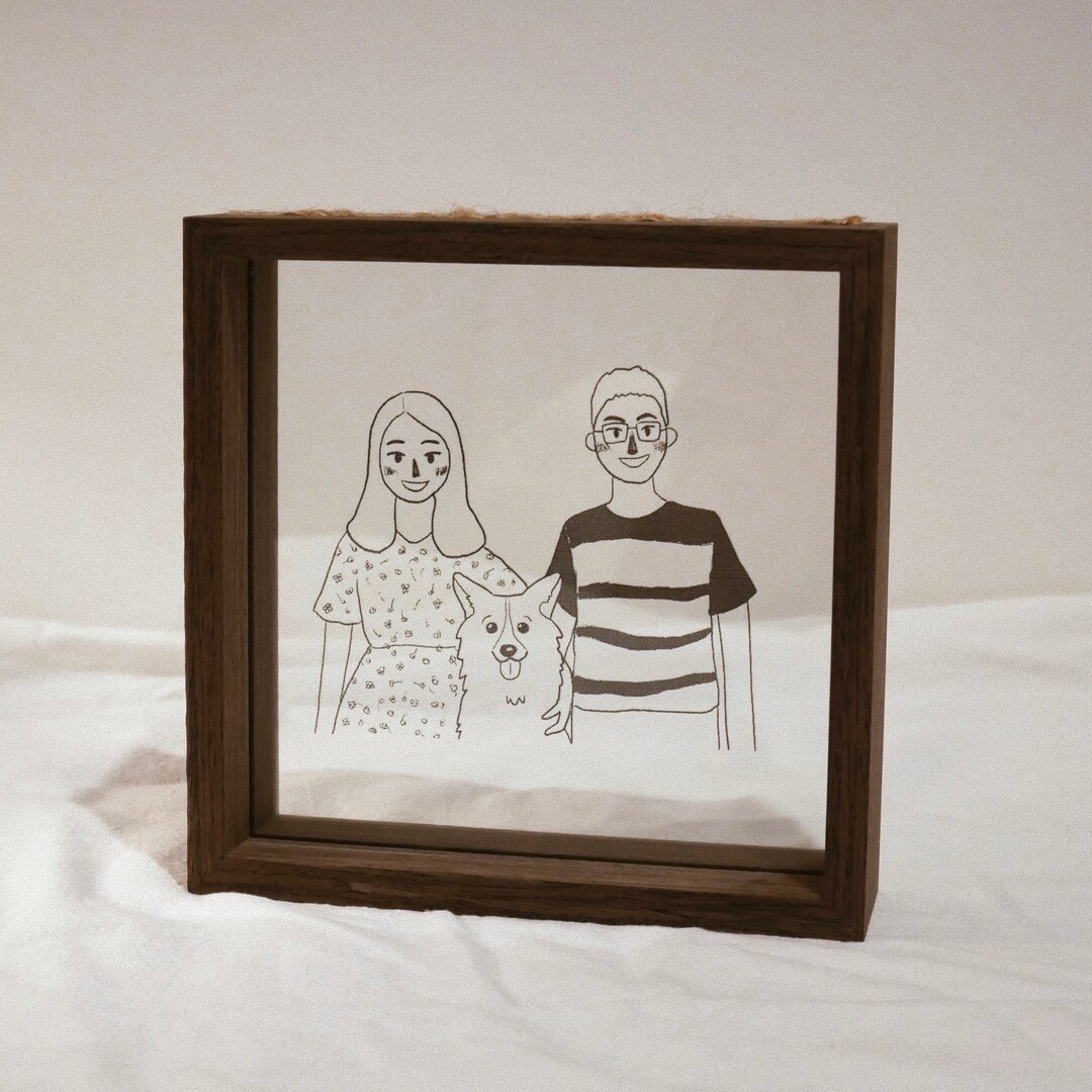 Line Drawing | Custom Portraits | Personalised Art | Customised Artwork ...