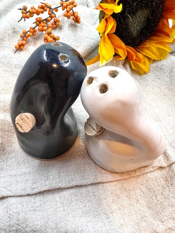 Handmade Ceramic Salt And Pepper Shakers