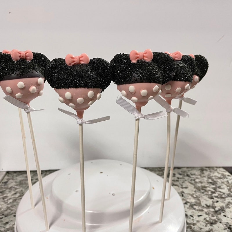 Minnie Mouse Cake Pops - Etsy