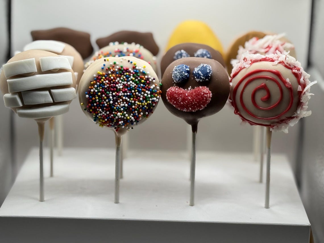 Pan Dulce Payaso Mexican Cake Pops- Gourmet Cake Pops for Kids Parties ...