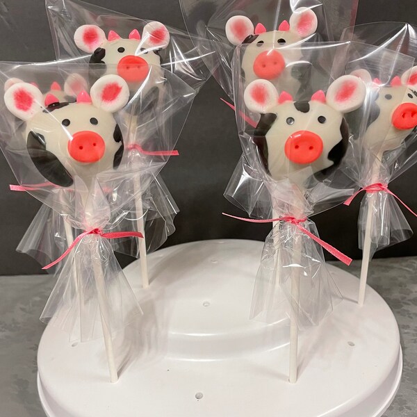 Cow Cake Pops - Etsy