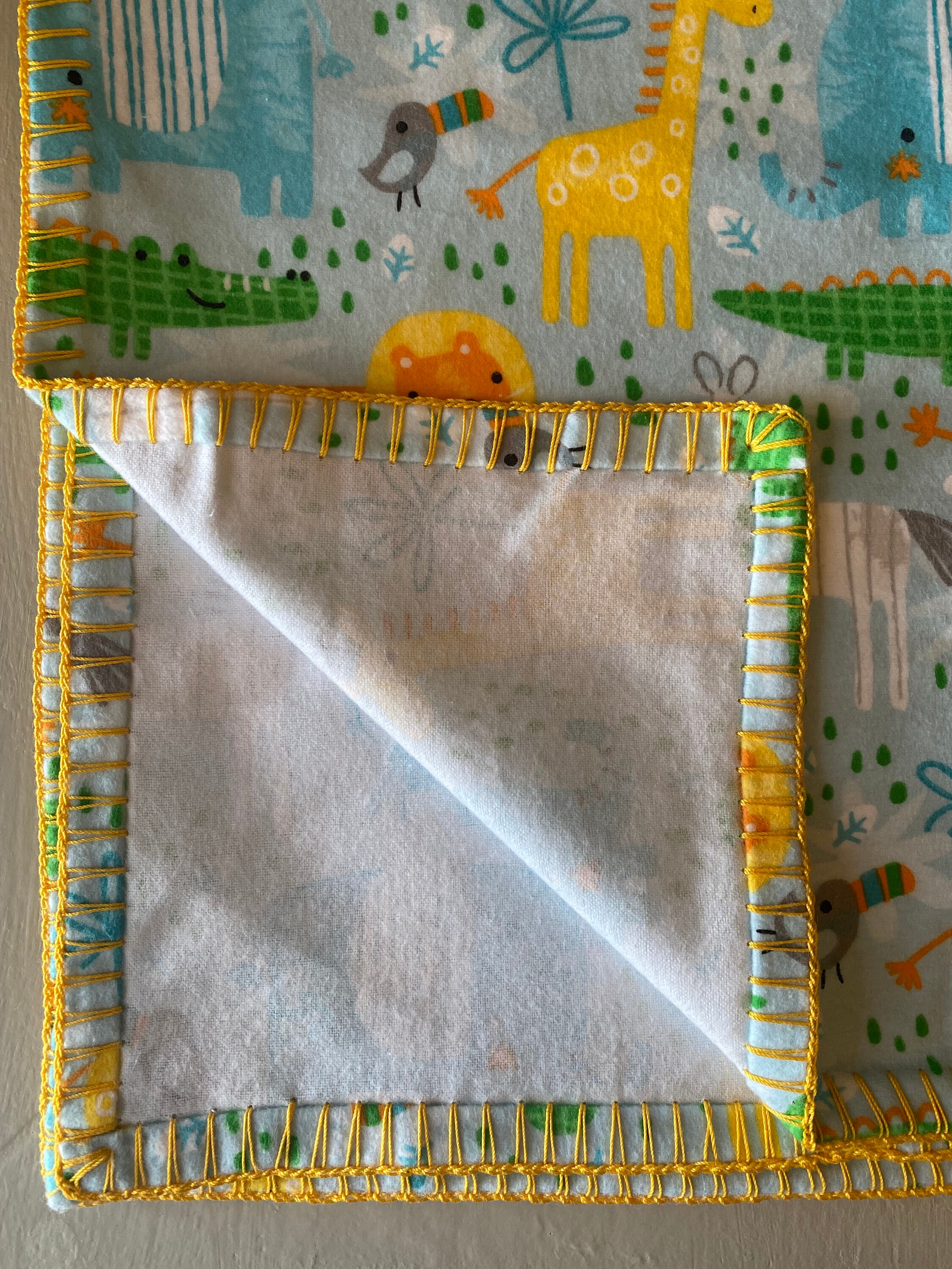 Jungle & Safari Animals Extra Large Receiving Blanket - Etsy