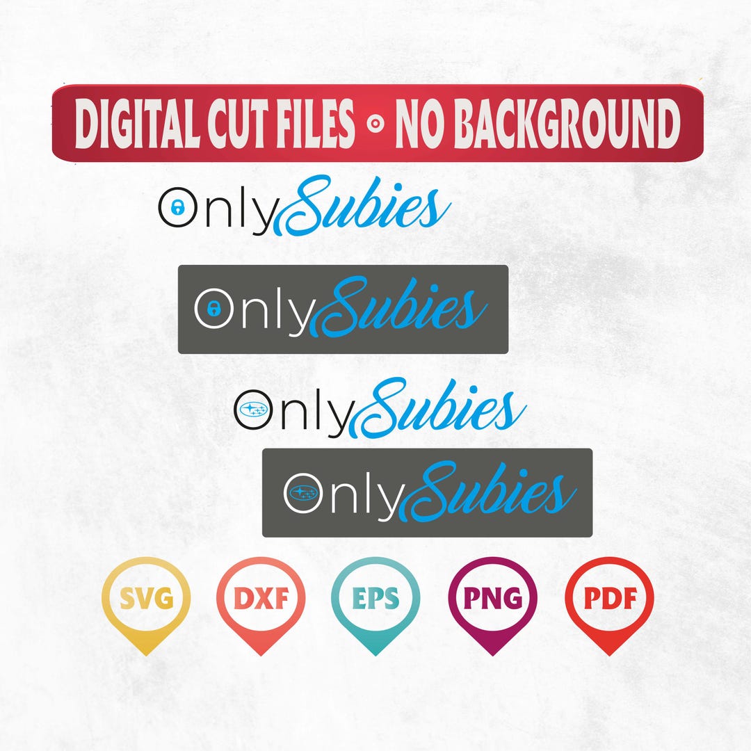 Only Subies SVG Cut File: Cricut Clipart (digital Download) - Etsy