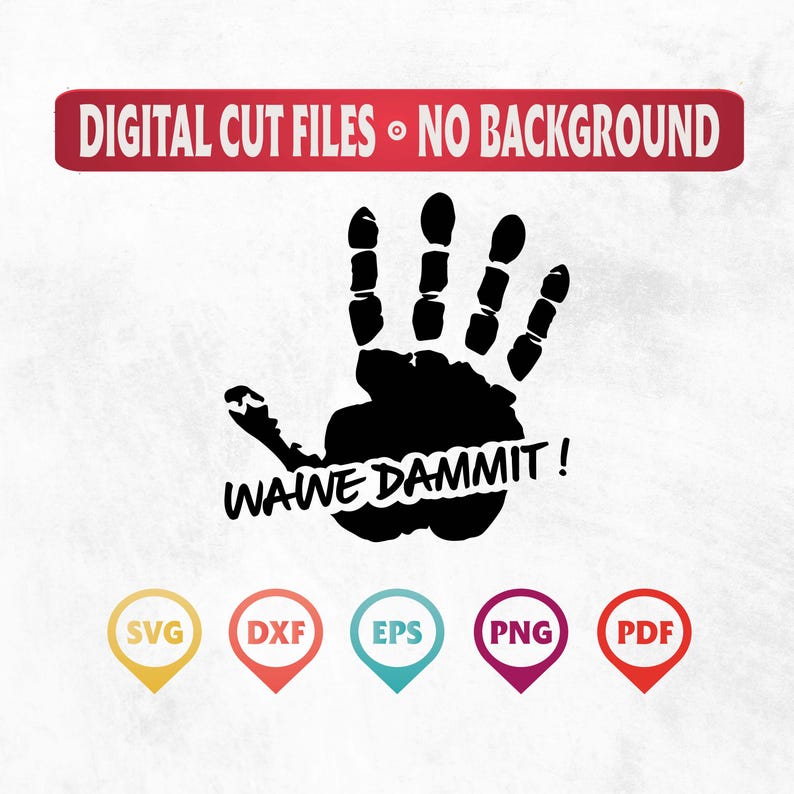 Wave Dammit SVG: Off-road 4x4 Cricut Files (digital Download) - Etsy