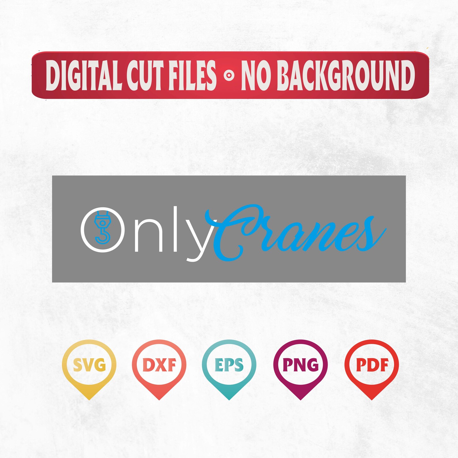 Only Cranes SVG Cut File: Crane Logo Design (digital Download) - Etsy