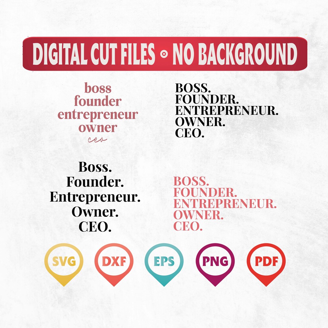 Boss Svg, Founder Svg, Entrepreneur Svg, Ceo Svg, Owner Svg, Hustle Svg ...