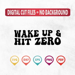 Hit Zero Svg, Wake up and Hit Zero Svg, Cheerleader Svg, Cheer Svg Png ...