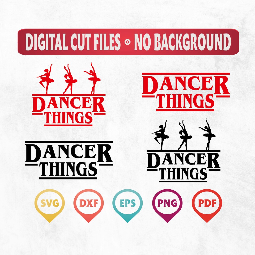 Dancer Things Svg, Dancer Things,dance Team Svg, Dancer Svg, Dancers ...